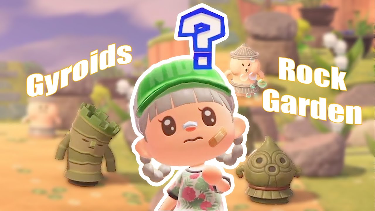 Gyroids in a Rock Garden?! | No Commentary | Animal Crossing - YouTube