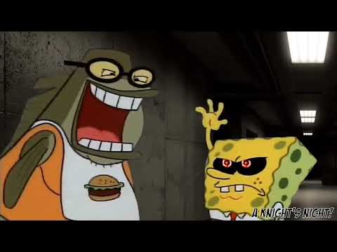 slendybob vs spongebob comparison 1 remastered credits: @AKnightsNight & @Nickelodeon