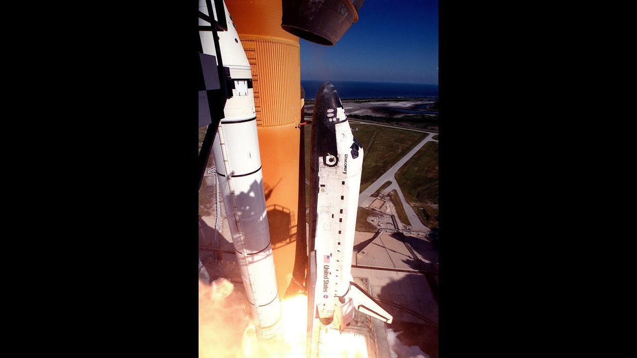 Space Shuttle Discovery- Binary Finary - STS-95 Launch - John Glenn ...
