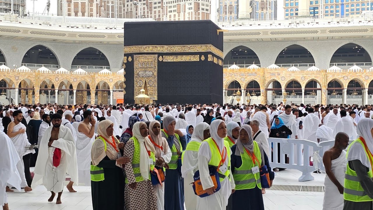 kaaba live🔴 | 17 March 2024 | Tawaf e kaaba | 7th Ramadan🌙 | beautiful ...