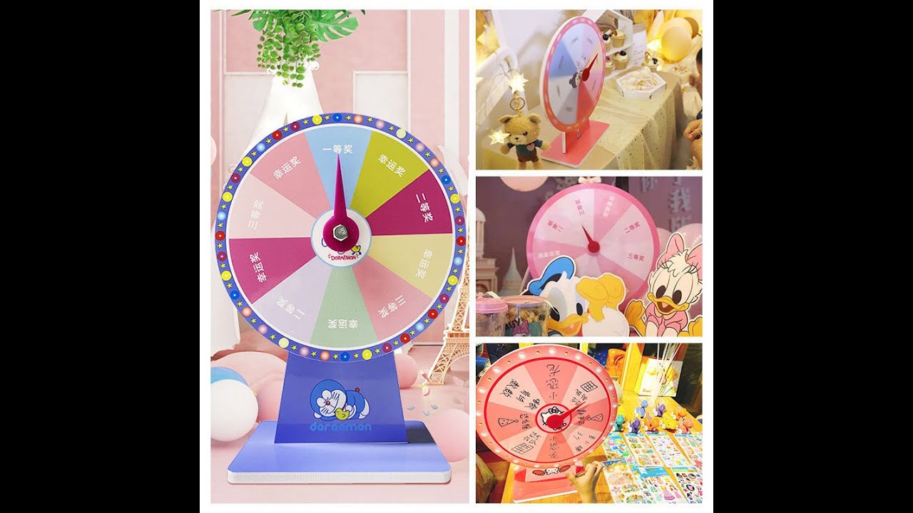 Spinning Wheel Round Base - YouTube