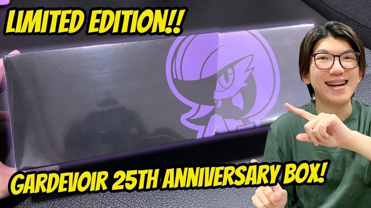 LIMITED EDITION BOX! Unboxing Gardevoir 25th Anniversary Box - Pokemon ...