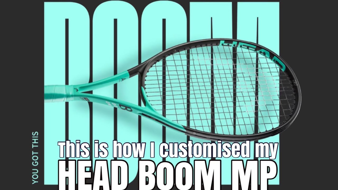 This is how I customized my Head Boom MP #Headtennis #Headboom - YouTube