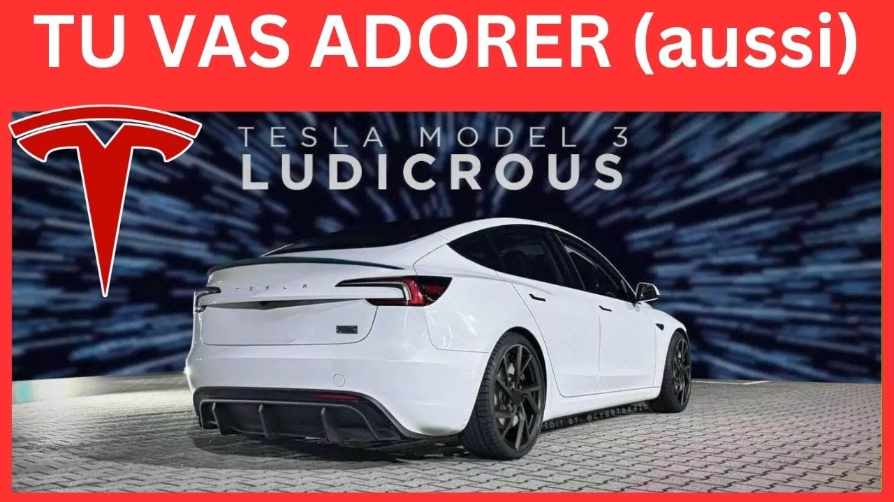 COMMENT AVOIR UNE TESLA MODEL 3 (option LUDICROUS) / ou MODEL Y - YouTube