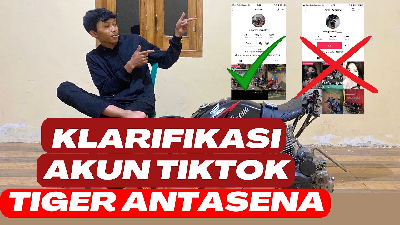 Klarifikasi Akun Tiger Antasena - YouTube