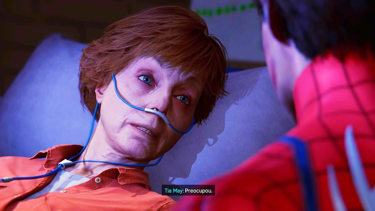 Morte da tia May cena Marvel's Spider-man - YouTube