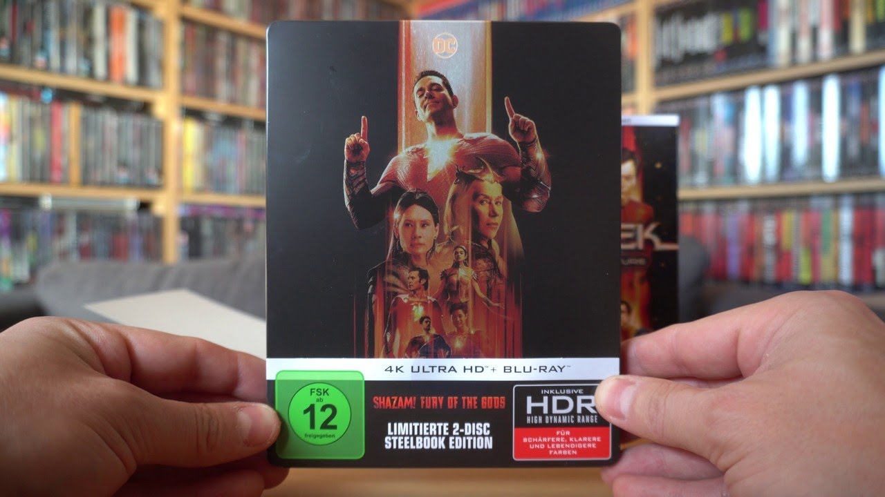 Shazam Fury Of The Gods Dt 4k Uhd Blu Ray Steelbook Zockis