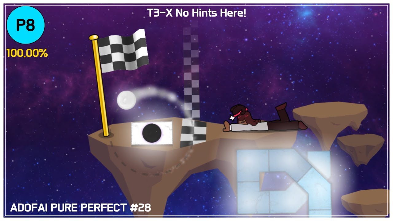 [ADOFAI Pure Perfect #28] T3-X No Hints Here! - YouTube