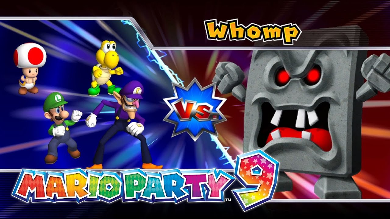 Mario Party 9 - Boss Rush // Waluigi, Koopa Troopa, Luigi, Toad [Master ...