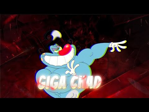 OGGY Gigachad edit|| edits || Oggy and the cockroaches|| - YouTube