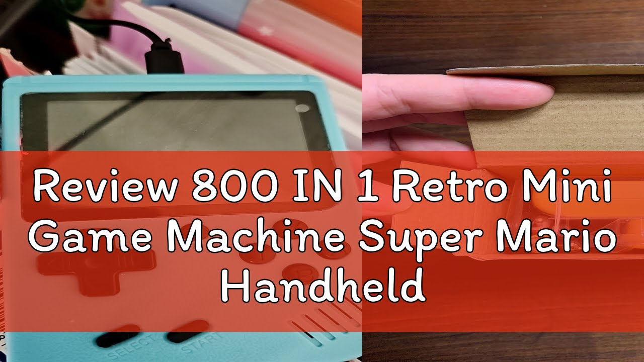 Review 800 IN 1 Retro Mini Game Machine Super Mario Handheld Game ...