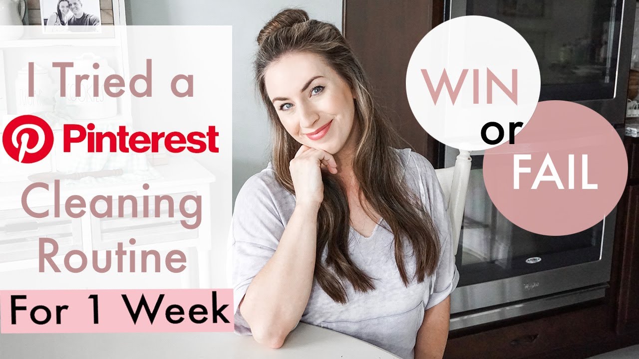 I Tried a Pinterest Cleaning Routine For 1 Week! WIN or FAIL? - YouTube