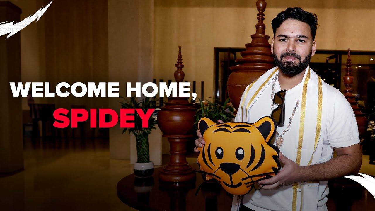 Welcome home Rishabh Pant | Delhi Capitals | IPL 2024 - YouTube