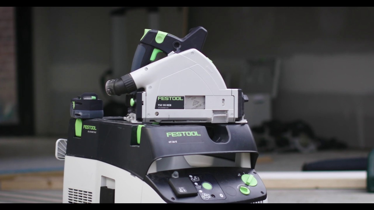 Festool TSC 55 Cordless Plunge Saw System - YouTube