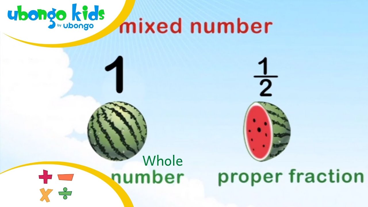 What are Mixed Numbers? | At School with Ubongo Kids | African ...