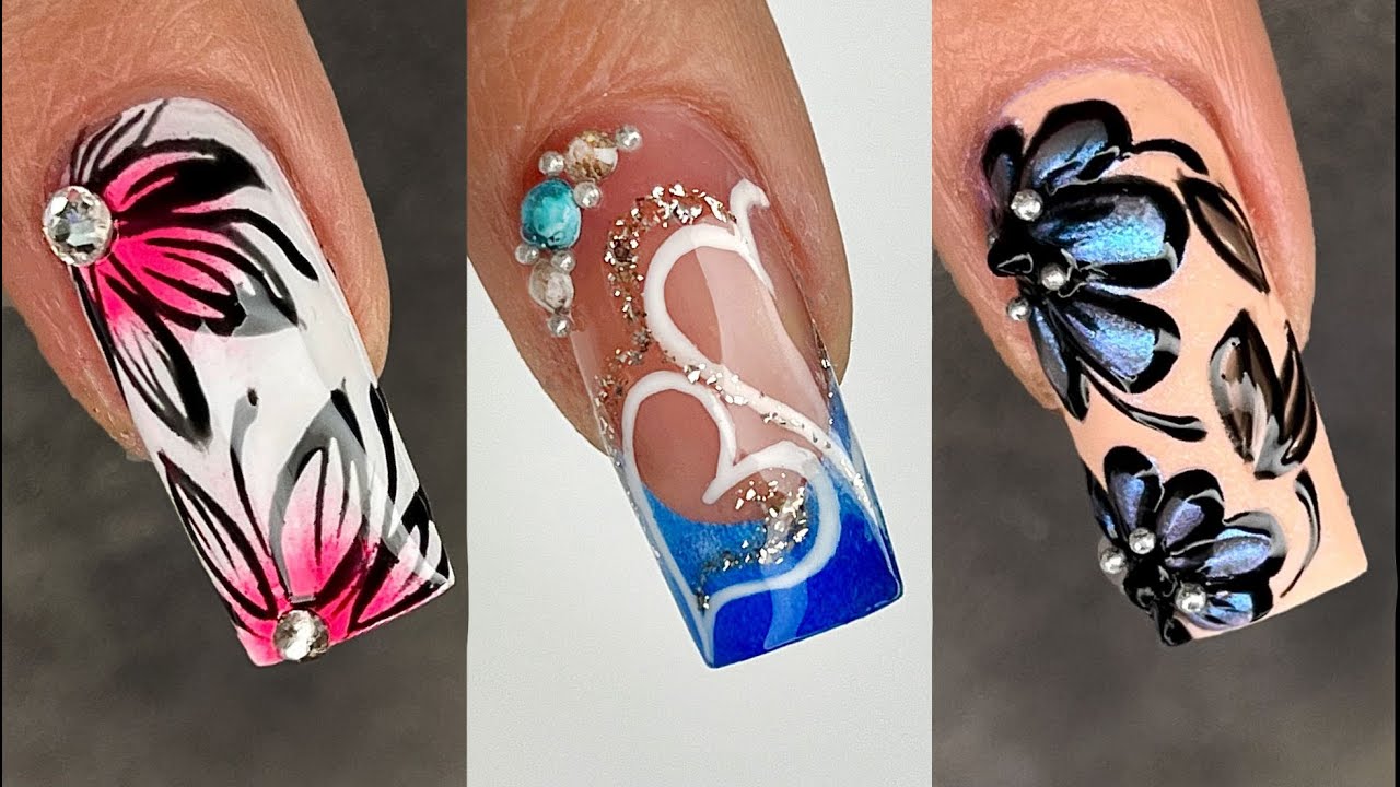 Nail Art Designs 2024 | Best Flower Nail Art Compilation - YouTube