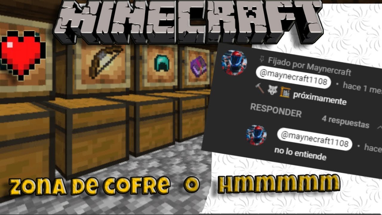 Construyendo ENORMES COFRES en Minecraft con RULETA - YouTube