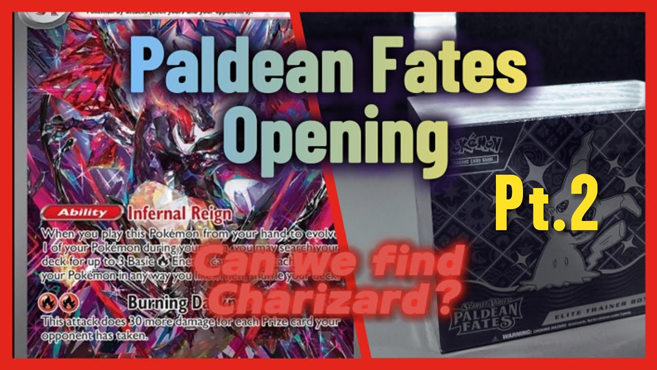 Paldean Fates Etb Opening Pt.2 - YouTube