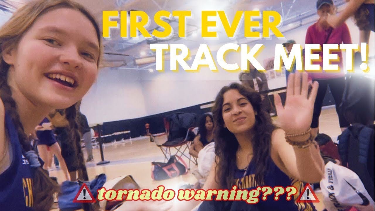 My first ever TRACK meet 🏃‍♀️(tornado😰???) - YouTube