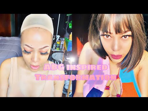 ABG ( Asian Baby Girl/ Gangster) Inspired transformation// YouTuber in China🇨🇳 // #asmr #china