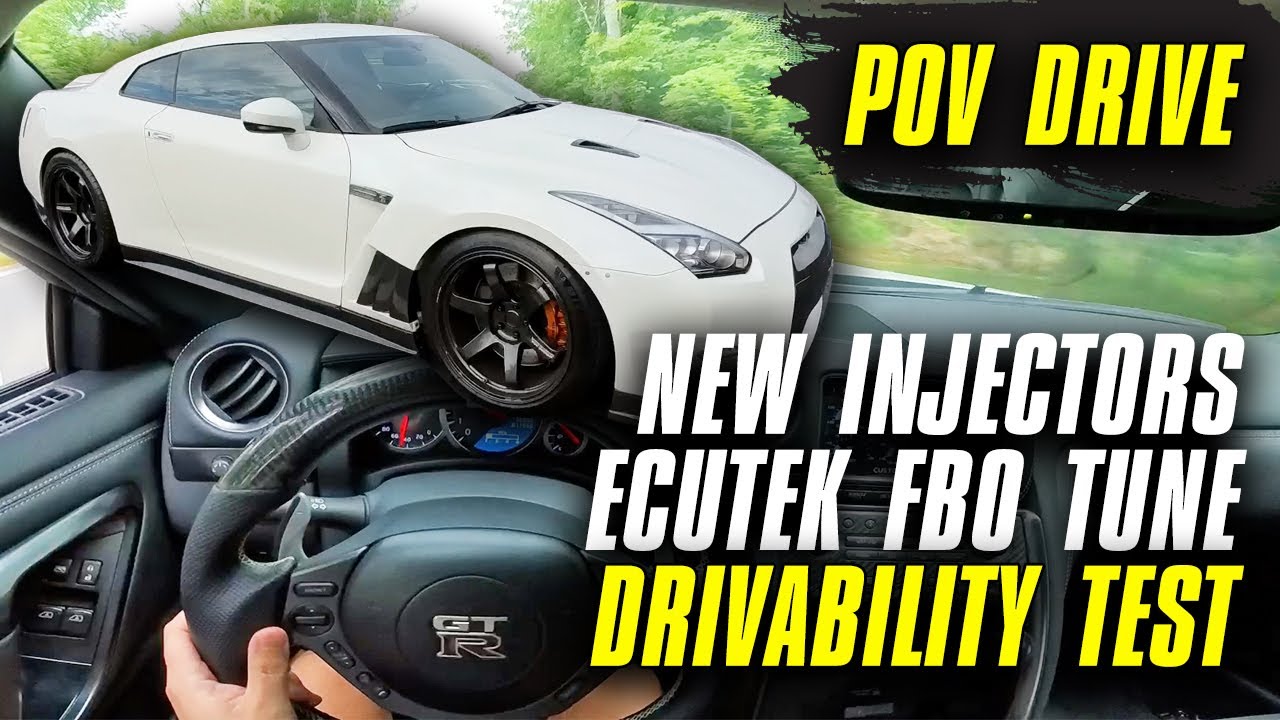 R35 GTR POV DRIVE | NEW INJECTORS AND SWITCHED TO ECUTEK! FBO E85 - YouTube