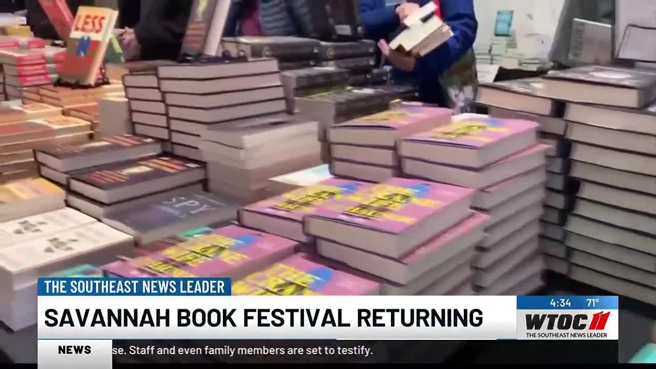 Savannah Book Festival returning for 17th year - YouTube