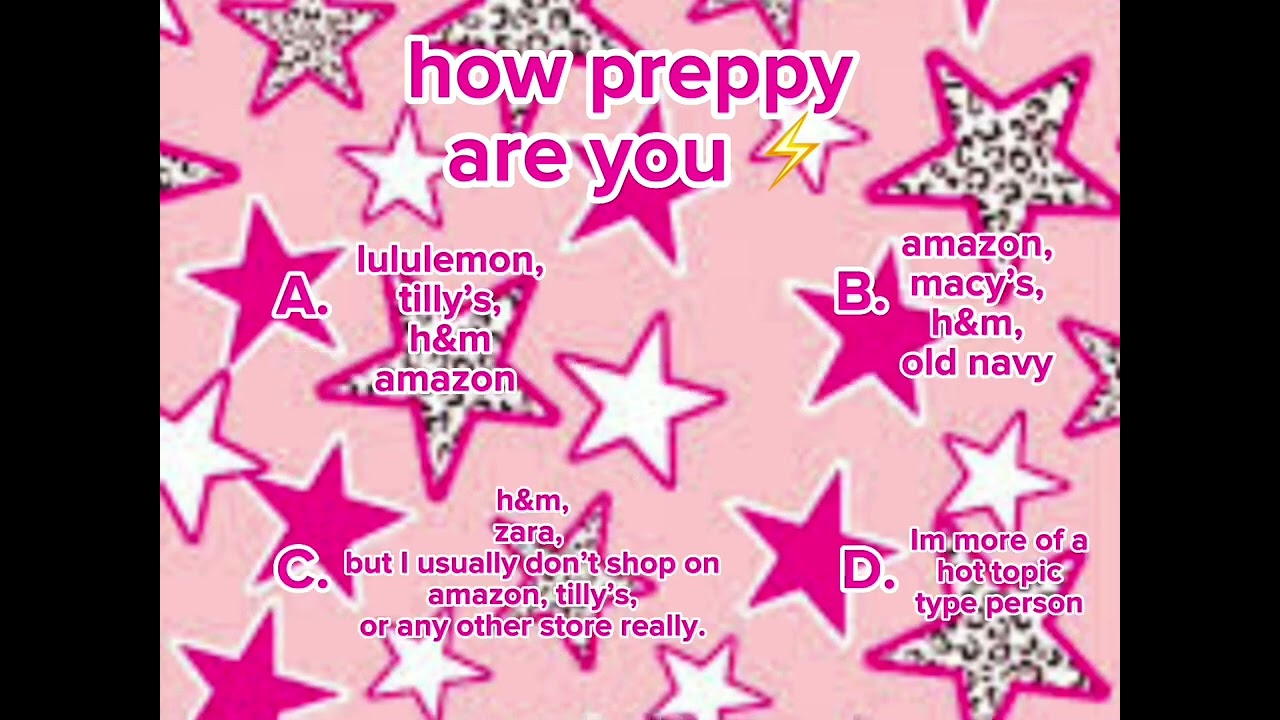 How Preppy Are You QUIZ? *DESC* - YouTube