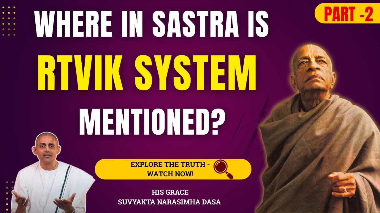 Where in Shastra Ritvik System is Mentioned? | Part 2 | Struggle for ...