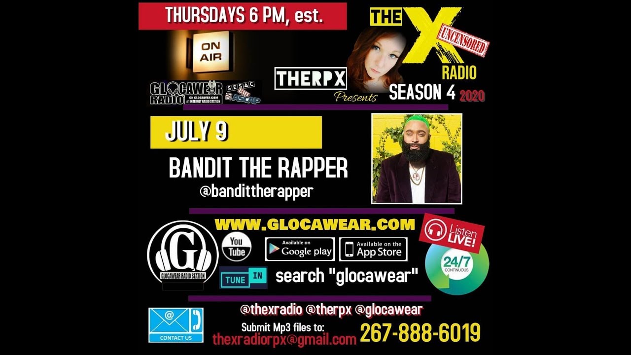 Bandit The Rapper on The X Radio Show (7-9-20) - YouTube