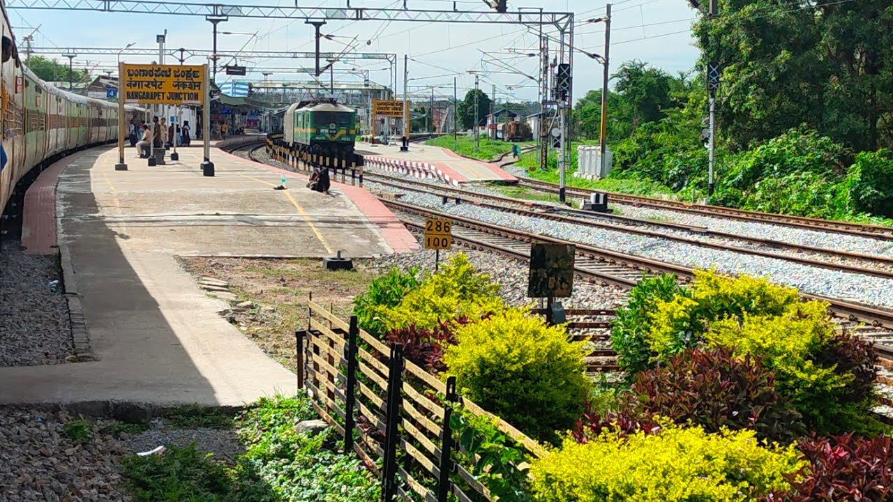 SMVT Bengaluru - Tirupati Intercity Express full journey compilation ...