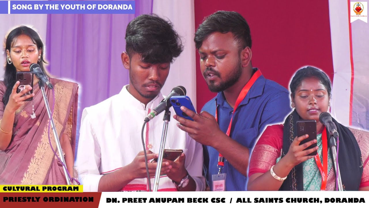 Song by the youth of Doranda | Dn. Preet Anupam Beck | Cultural program ...