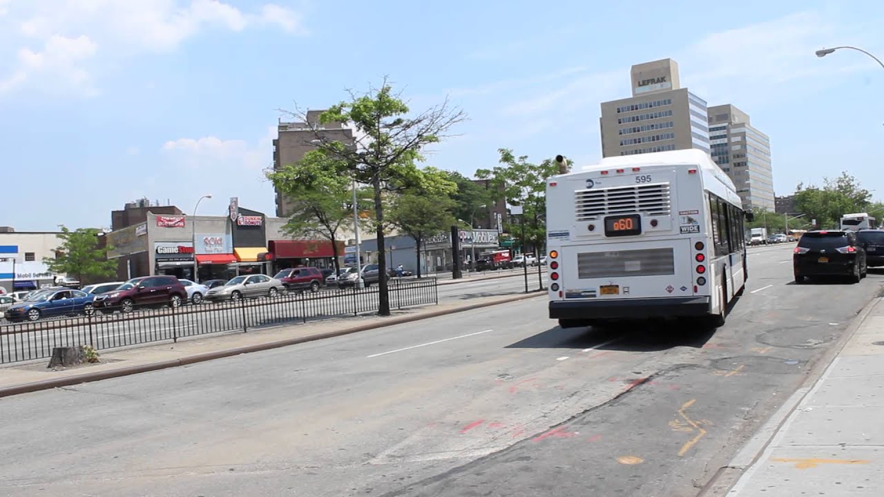 MTA Bus : New Flyer C40LF CNG #595 on the Q60 at Queens Blvd. & 63rd ...