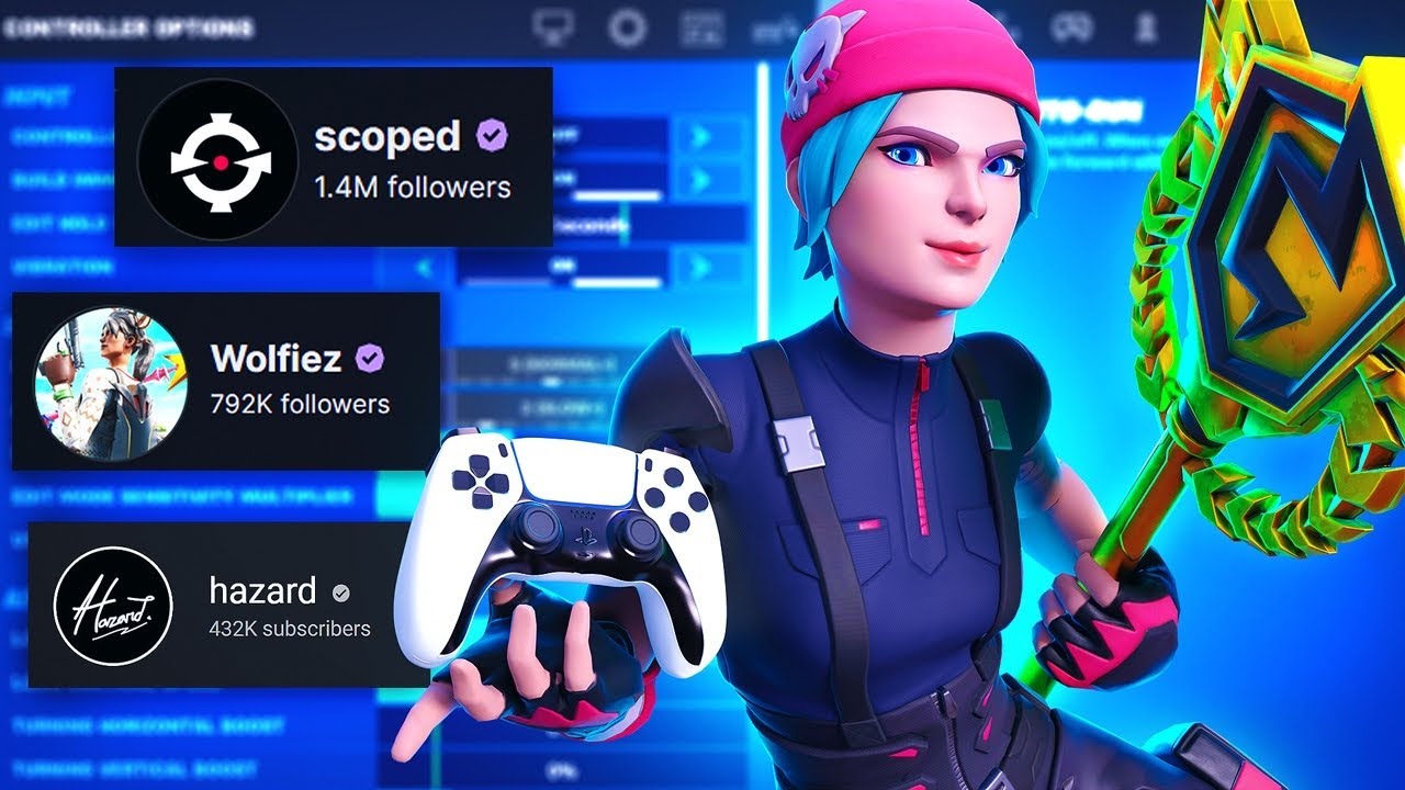 Trying The BEST Pro Controller Players Settings in Chapter 3… (ft. Wolfiez, Hazard, and Scoped ...