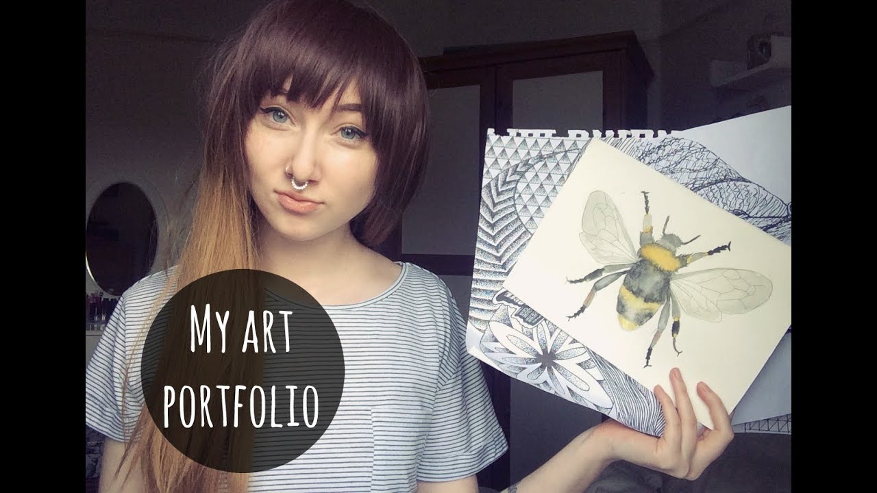 My Art Portfolio & Old Drawings/Paintings - YouTube