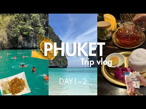 【プーケット旅行Vlog #1】4泊5日の夫婦旅🇹🇭オールドタウン散策と絶景ピピ島マヤベイを満喫｜Thailand｜Phuket