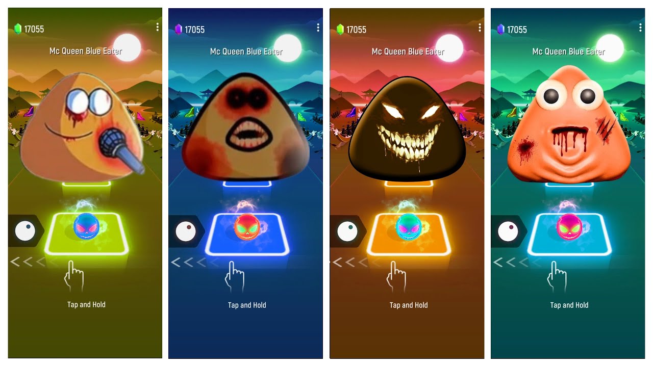 Pou 🆚 Pou 🆚 exe Pou 🆚 Pou Horror 🎶 Tiles Hop Edm Rush Game 🎮 Who is ...