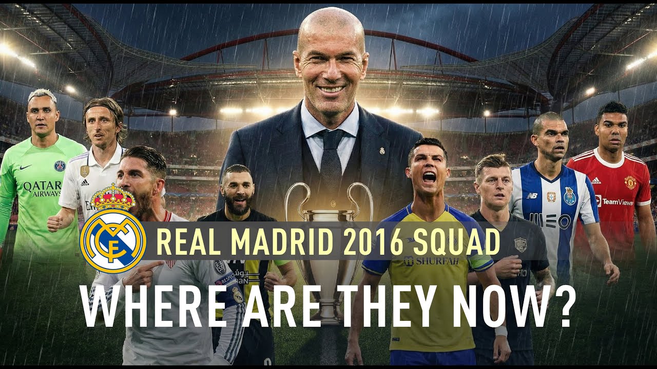 Real Madrid 2016 UCL Squad: Then vs. Now | 45’Football - YouTube