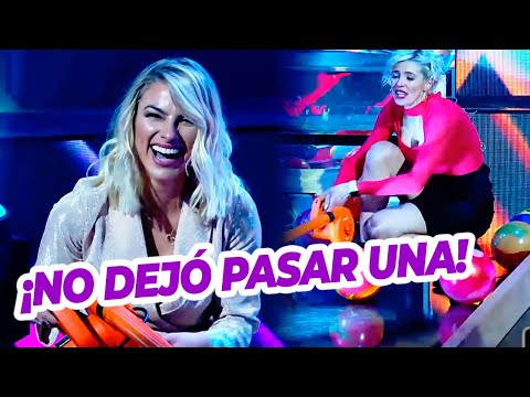 Ailén Bechara le ganó a Tamara Bella en el juego de las pelotas en Bienvenidos a bordo