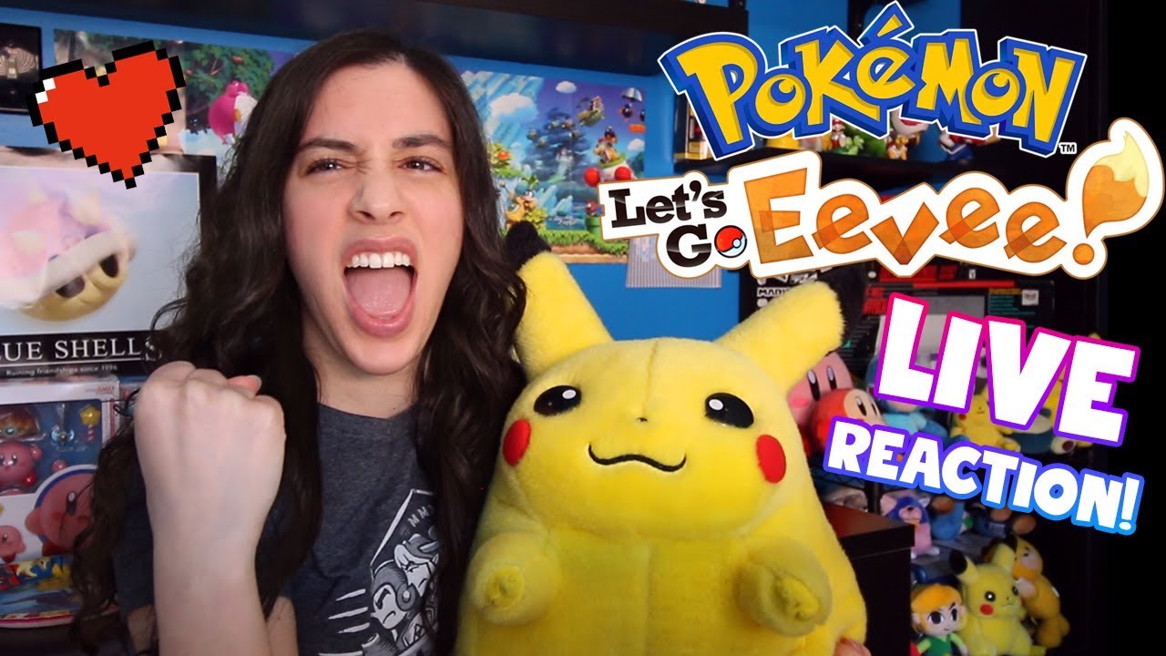 HYPE! Pokémon: Let's Go, Pikachu & Eevee! Trailer REACTION! - JustJesss ...