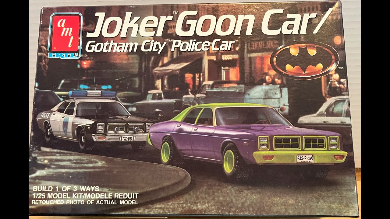 Joker Goon car Gotham police car kit review - YouTube