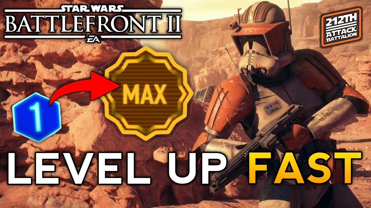 The FASTEST Way to Level Up in Battlefront 2 - YouTube