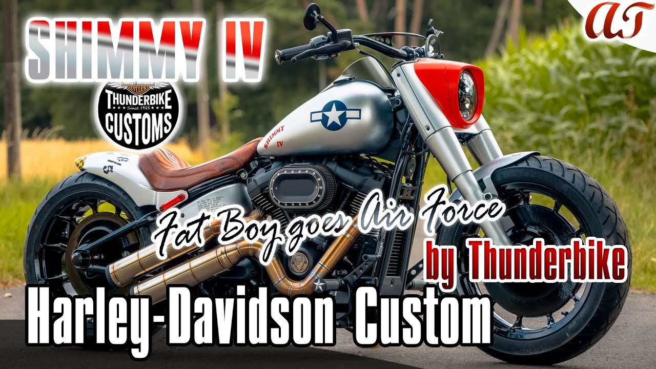2025 Harley-Davidson FAT BOY 117 Custom: SHIMMY IV * Fat Boy goes Air ...