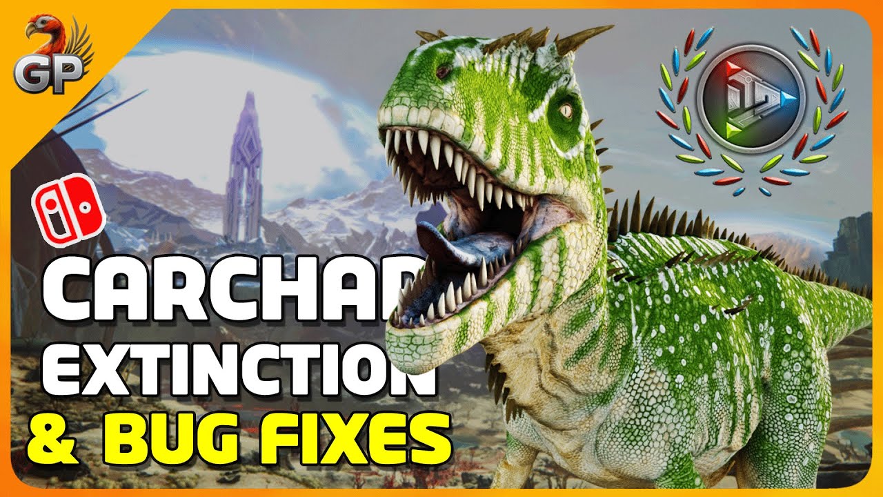 ARK Switch March Update 👀 Extinction & Carcharodontosaurus - YouTube