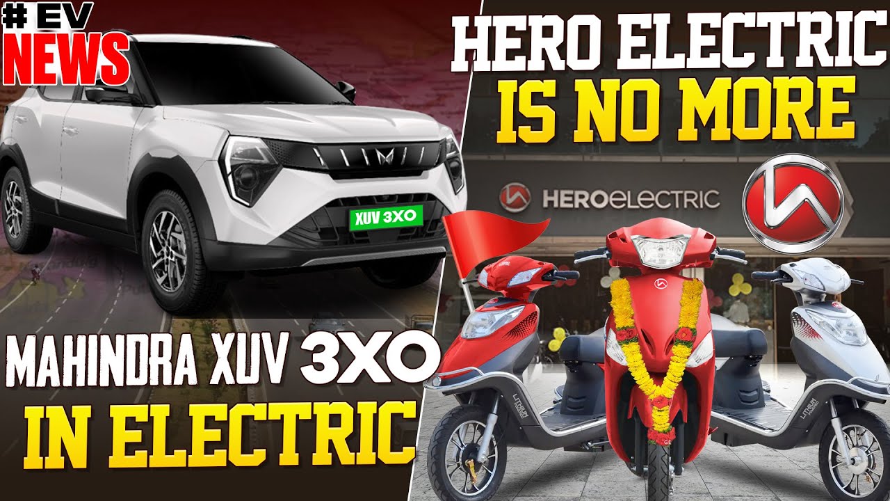 Mahindra XUV 3XO in Electric🤩 | Hero Electric is NO More😥 | Electric ...