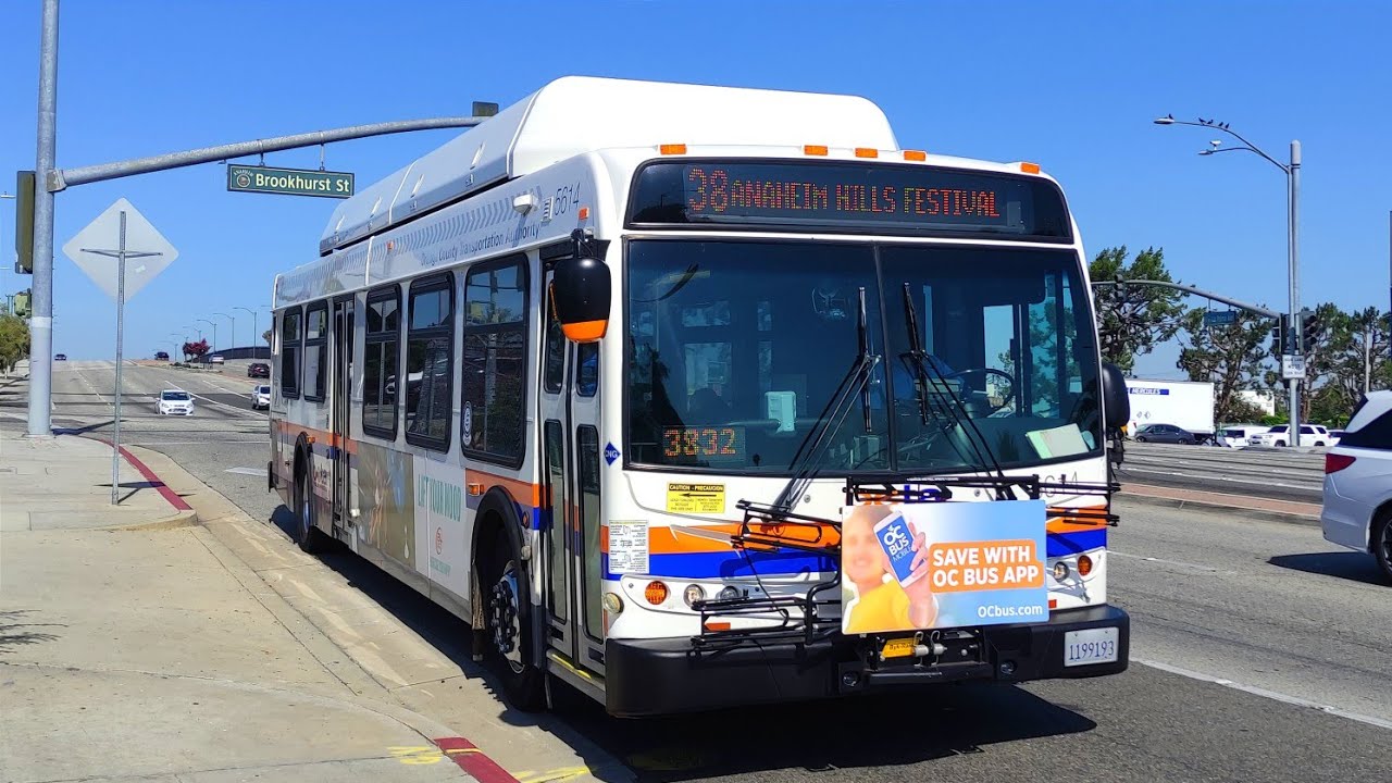 OCTA 2007 New Flyer C40LFR #5614 - YouTube