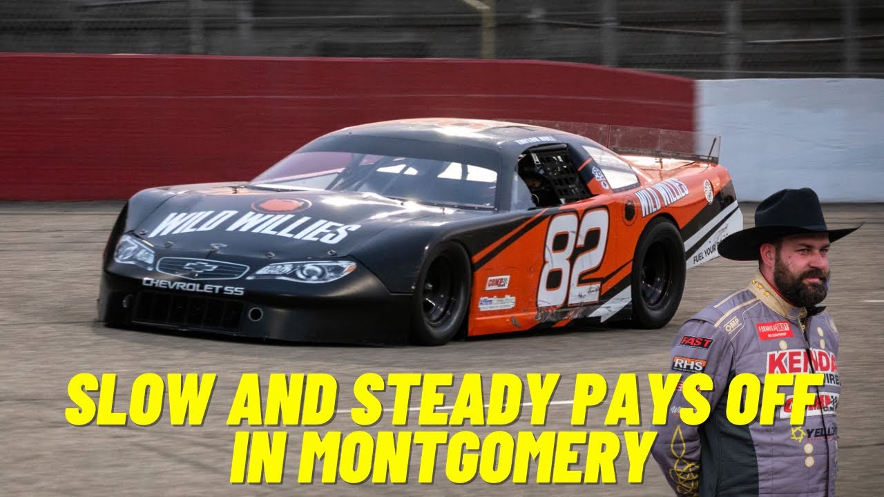 First time racing at Montgomery! Pro late model racing with Taylor Hull ...