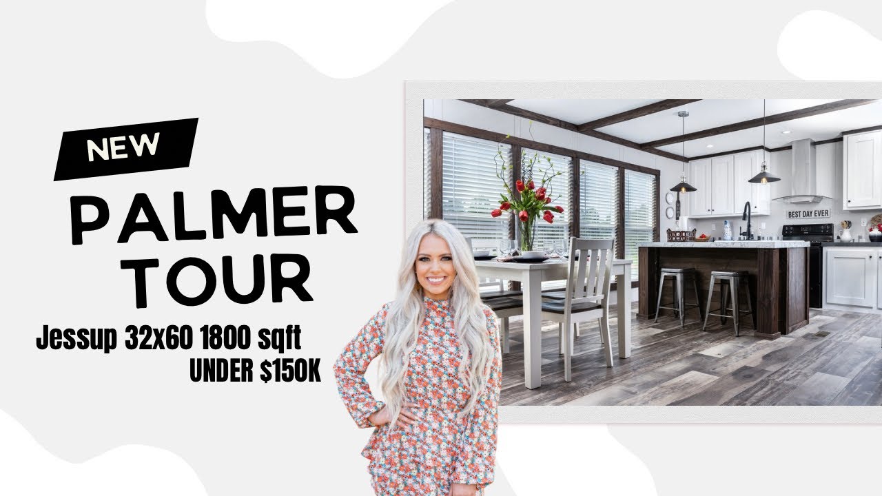 MOBILE HOME TOUR! THE PALMER BY JESSUP HOUSING - YouTube