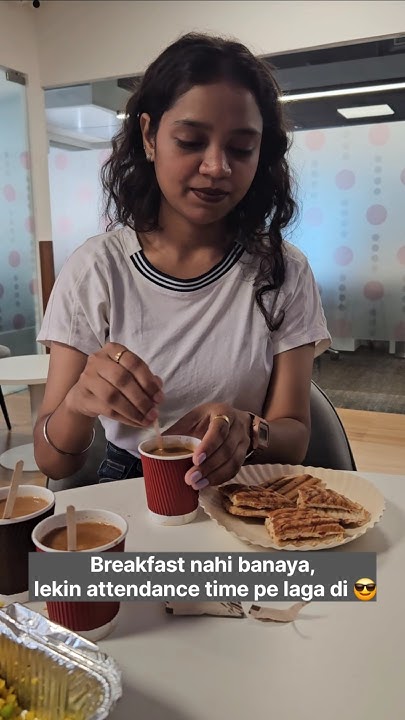 Just a regular day in my life as a corporate girl—lil hustle,lil hunger & lots of chai. # ...