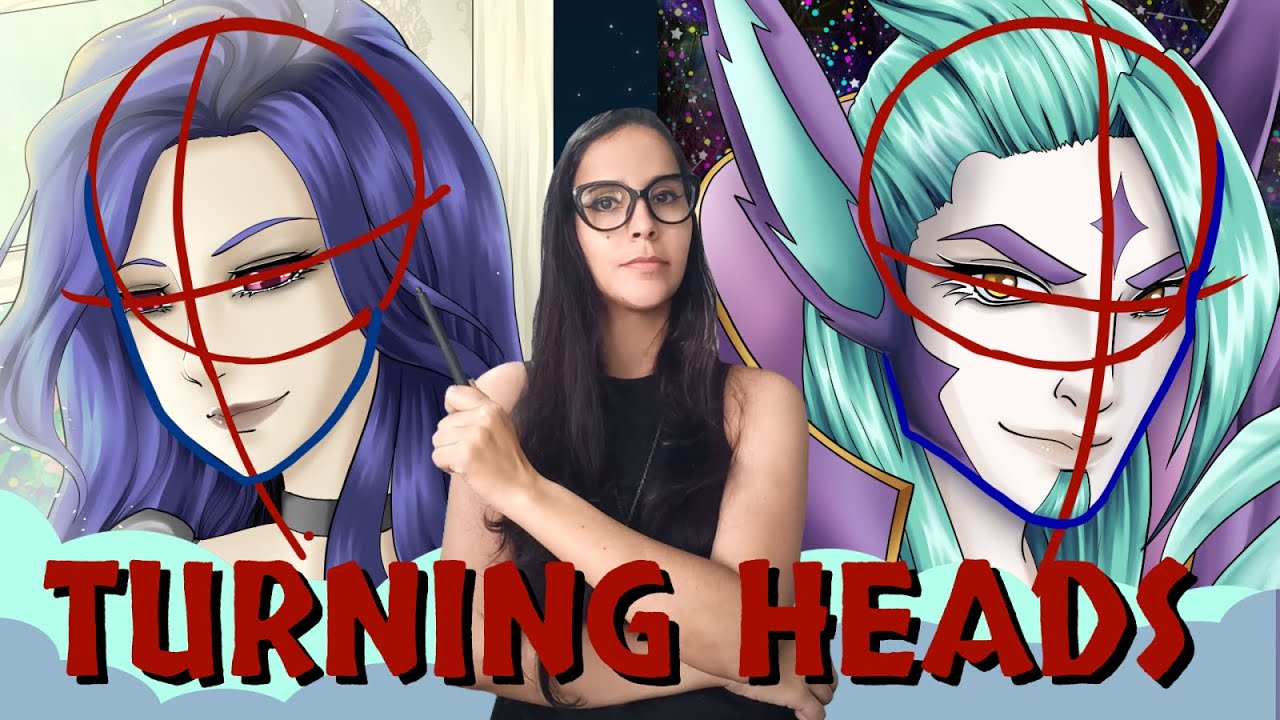 Drawing Tutorial - turning the head - YouTube