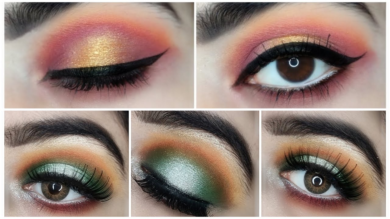 2 Amazing parlor style eye makeup tutorial for beginners 😍| step by ...